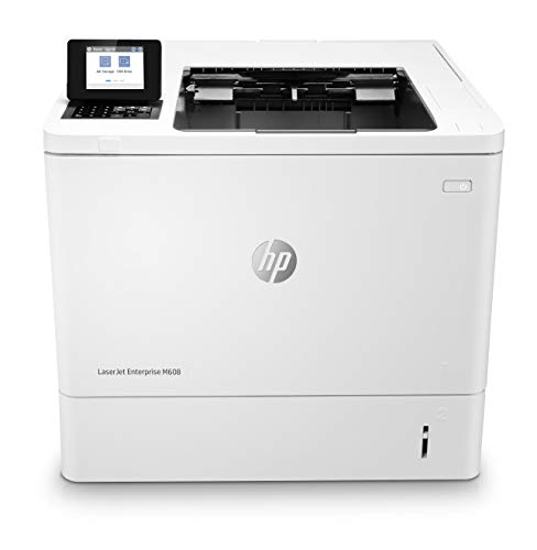 HP LaserJet Enterprise M608n Monochrome Printer with built-in Ethernet (K0Q17A), Light Gray