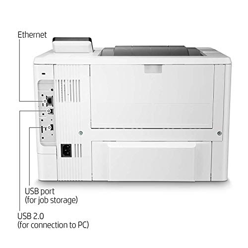 HP LaserJet Enterprise M507dn Monochrome Printer with built-in Ethernet & 2-sided printing (1PV87A) White