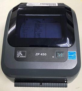 zebra zp 450 label thermal bar code printer zp450-0501-0006a (renewed)