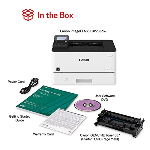 Canon imageCLASS LBP236dw - Wireless, Duplex, Mobile-Ready Laser Printer