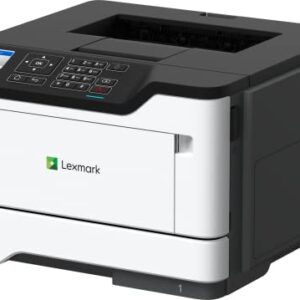 Lexmark MS521dn Monochrome Laser Printer for Office, Two-Sided Duplex Printing, Print Speed 46 ppm, 2.4 inch LCD Display, 1200 DPI, Black/Grey (36S0300)