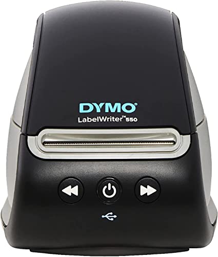 DYMO LabelWriter 550 USB Label Printer - Direct Thermal Printing, USB Wired Connectivity, Prints up to 62 Labels Per Minute, Automatic Label Recognition