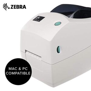 ZEBRA TLP2824 Plus Thermal Transfer Desktop Printer Print Width of 2 in Serial and USB Port Connectivity 282P-101110-000