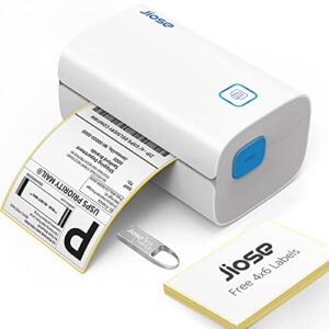 jiose thermal label printer – 4×6 label printer for small business shipping packages – one-click printing on windows mac chrome systems,support usps shopify ebay etc