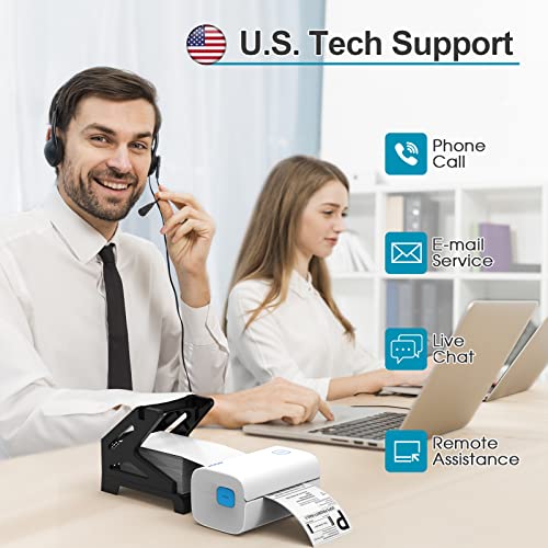 Jiose Thermal Label Printer - 4x6 Label Printer for Small Business Shipping Packages - One-Click Printing on Windows Mac Chrome Systems,Support USPS Shopify Ebay etc