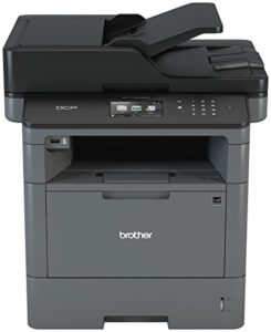 brother monochrome laser printer, multifunction printer and copier, dcp-l5500dn, flexible network connectivity, duplex printing, mobile printing & scanning, amazon dash replenishment ready