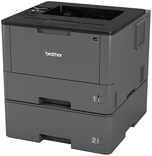 Brother Monochrome Laser Printer, HL-L5200DWT, Duplex Printing, Wireless Networking, Dual Paper Trays, Mobile Printing, Amazon Dash Replenishment Ready