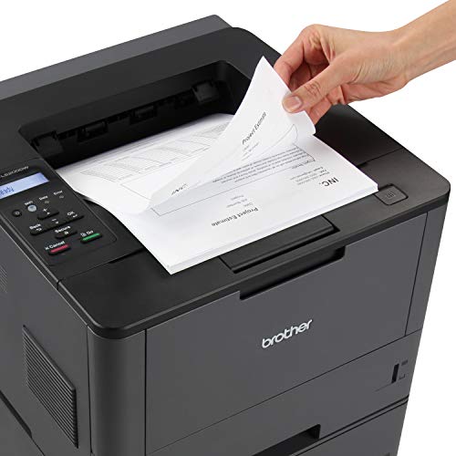 Brother Monochrome Laser Printer, HL-L5200DWT, Duplex Printing, Wireless Networking, Dual Paper Trays, Mobile Printing, Amazon Dash Replenishment Ready