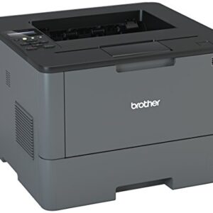 Brother Monochrome Laser Printer, HL-L5200DW, Wireless Networking, Mobile Printing, Duplex Printing, Amazon Dash Replenishment Ready