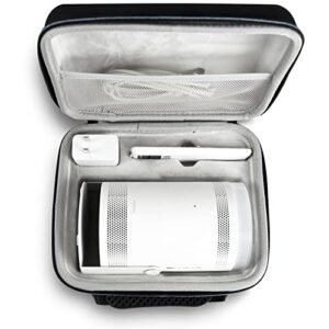 samsung the freestyle projector carrying case, hard eva portable storage case perfectly fits with the freestyle projector