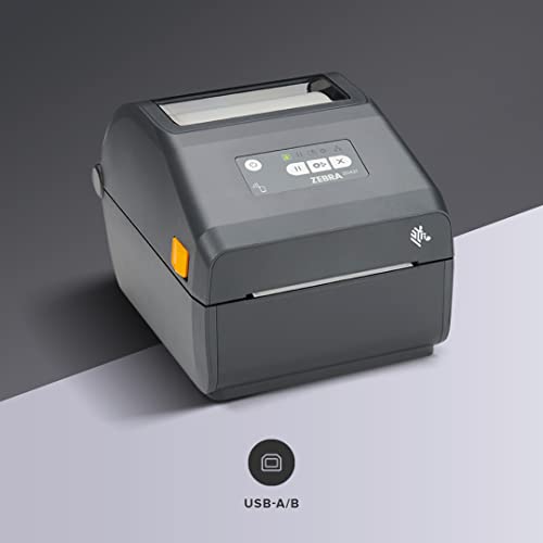 ZEBRA ZD421 Direct Thermal Desktop Printer 203 dpi Print Width 4-inch USB ZD4A042-D01M00EZ