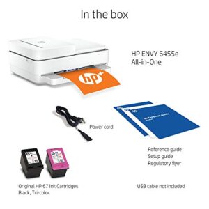 HP ENVY 6455e Wireless Color All-in-One Printer with 6 Months Free Ink with HP+ (223R1A)