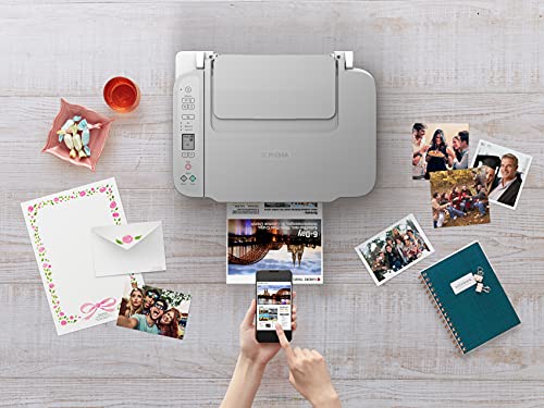 Canon PIXMA TS3520 Compact Wireless All-in-One Printer, White