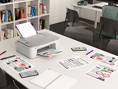 Canon PIXMA TS3520 Compact Wireless All-in-One Printer, White