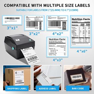 Thermal Shipping Label Printer - 150mm/s 4x6 Label Printer for Shipping Packages, Thermal Label Printer Compatible with Etsy, Shopify, Ebay, Amazon, FedEx, UPS, USPS, Support Windows and Mac, Black