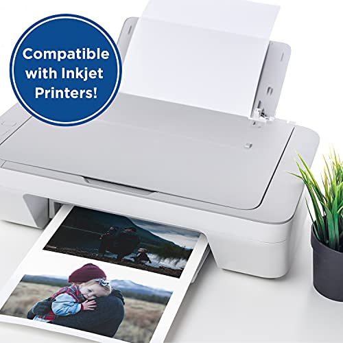 Printworks Matte Photo Paper for Inkjet Printers, Printable on Both Sides, 6.5 mil, 8.5 x 11 inches, 80 Sheets (00426-6)