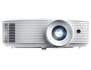 optoma hd39hdr high brightness hdr home theater projector | 120hz refresh rate | 4000 lumens | fast 8.4ms response time with 120hz | easy setup with 1.3x zoom | 4k input | quiet operation 26db