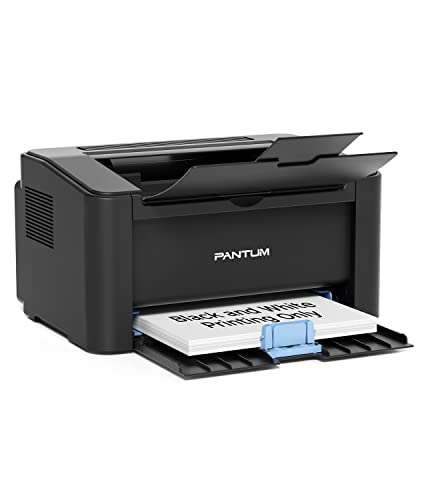 Pantum Compact Wireless Small Laser Printer P2502W Monochrome (Black and White) Single Function, Wireless Mobile Printing Airprint for Business and Home School Use, 23 PPM, Black