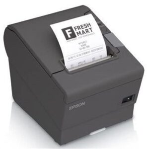 epson c31ca85656 tm-t88v thermal receipt printer with power supply, energy star rated, ethernet and usb interface, dark gray (renewed)