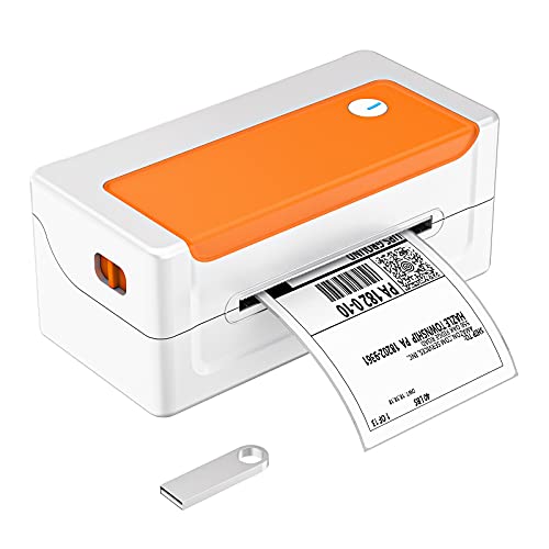 NADAMOO Thermal Label Printer, 4x6 Thermal Shipping Label Printer, High Speed Commercial Direct Thermal Label Maker, Support Windows Mac, Compatible with Shopify, Ebay, Amazon, USPS, UPS，FedEx