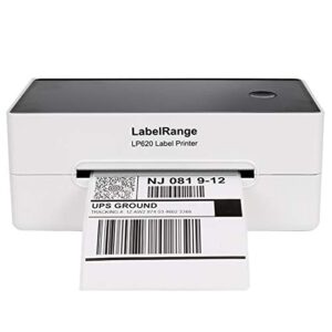 labelrange 300dpi high resolution thermal label printer – commercial grade shipping label printer 4×6, support amazon ebay paypal shopify etsy shipstation and more on windows, mac and linux system