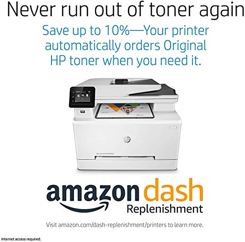 HP LaserJet Pro M281fdw All-in-One Wireless Color Laser Printer, Works with Alexa (T6B82A)