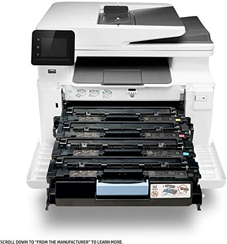 HP LaserJet Pro M281fdw All-in-One Wireless Color Laser Printer, Works with Alexa (T6B82A)