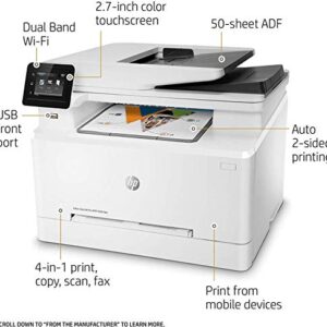 HP LaserJet Pro M281fdw All-in-One Wireless Color Laser Printer, Works with Alexa (T6B82A)