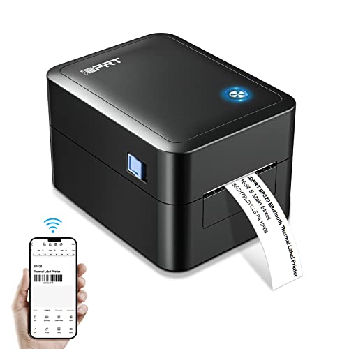 iDPRT Bluetooth Thermal Label Printer Super Quick Address Label Printer, 1"-3.15" Width Wireless Label Maker with APP for Barcode, Address, Mailing etc, Support Windows, Mac, iOS& Android