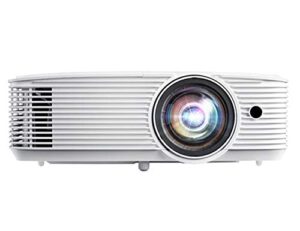 optoma gt1080hdr short throw gaming projector | enhanced gaming mode for 1080p 120hz gaming at 8.4ms | 4k uhd support | play hdr for 4k and 1080p | high 3800 lumens for day & night gaming, white