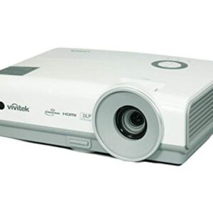 ViviTek D859 DLP Projector 3600 ANSI 3000:1 Contrast HD HDMI 1080i 3D-Ready (Renewed)