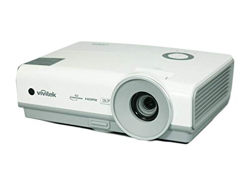 ViviTek D859 DLP Projector 3600 ANSI 3000:1 Contrast HD HDMI 1080i 3D-Ready (Renewed)