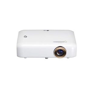 lg ph510p hd resolution (1280 x 720) portable cinebeam projector, built-in battery (up to 2.5 hours) – white