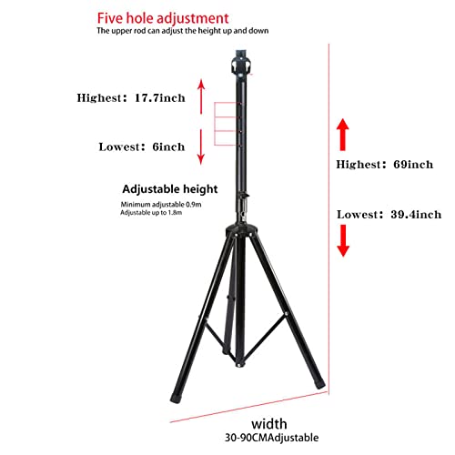 Missyou 3D Hologram Fan Stand with Multi-Function Base, Height 39.4 to 69 Inch, 150 Pounds Load-Bearing for A Variety of Hologram Fans