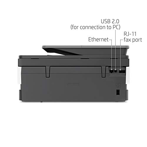 HP OfficeJet Pro 8035 All-in-One Wireless Printer - Includes 8 Months of Ink, HP Instant Ink, Works with Alexa - Basalt (5LJ23A)