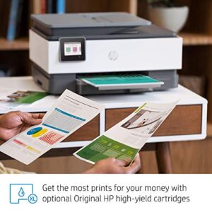 HP OfficeJet Pro 8035 All-in-One Wireless Printer - Includes 8 Months of Ink, HP Instant Ink, Works with Alexa - Basalt (5LJ23A)