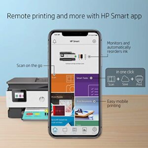 HP OfficeJet Pro 8035 All-in-One Wireless Printer - Includes 8 Months of Ink, HP Instant Ink, Works with Alexa - Basalt (5LJ23A)