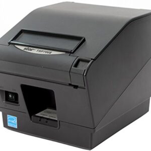 Star Micronics TSP743IIU USB Thermal Receipt Printer with Auto-cutter - Gray