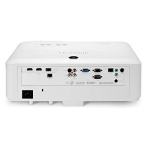 ViewSonic LS850WU 5000 Lumens WUXGA Networkable Laser Projector with One-Wire HDBT 1.6x Optical Zoom Vertical Horizontal Keystone and Lens Shift