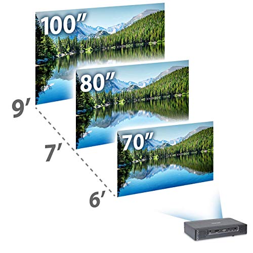 Miroir HD PRO M289, Native 1920 x 1080p (Full HD) Portable Battery-Powered Projector