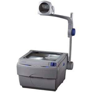 apollo overhead projector, horizon 2, 2000 lumen output, 10″ x 10″, closed head (v16002m), gray