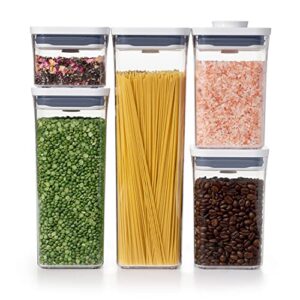 oxo good grips 5-piece pop container set