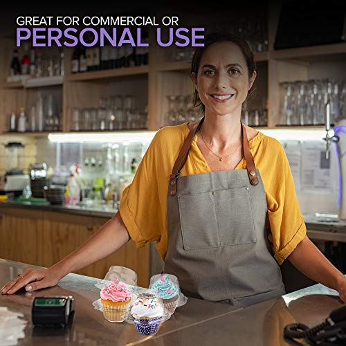 Stock Your Home Individual Plastic Cupcake Containers Disposable with Connected Airtight Dome Lid (50 Count) Clear Single Cupcake Container, BPA Free