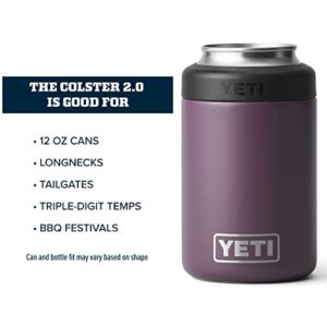 YETI Rambler 12 oz. Colster Can Insulator for Standard Size Cans, Nordic Purple