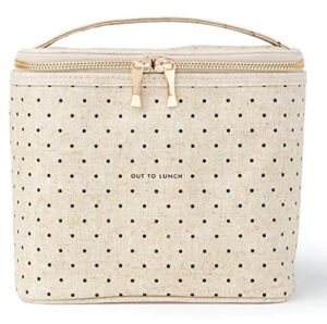 kate spade new york lunch tote, deco dots (out to lunch), canvas