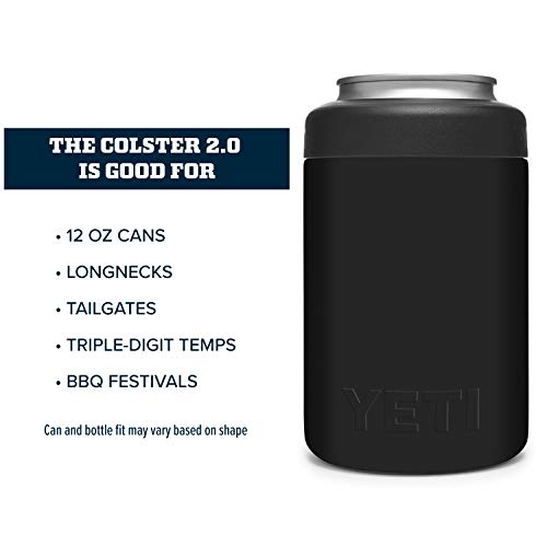 YETI Black Rambler Colster Can Insulator, 1 EA