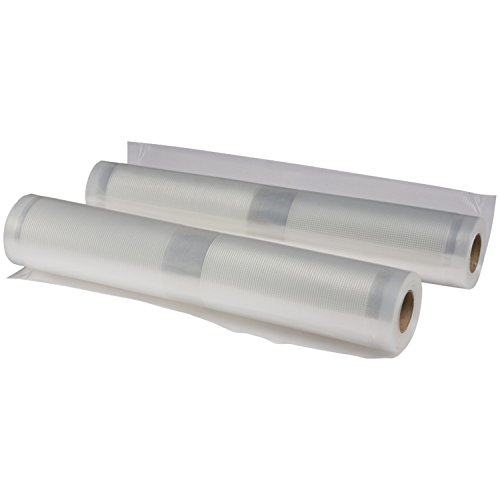 Nesco VS-04R Two 11" x 20' Vacuum Sealer Rolls for Custom-sized Vacuum Sealer Bags Compatible with Nesco vacuum sealers and other brands