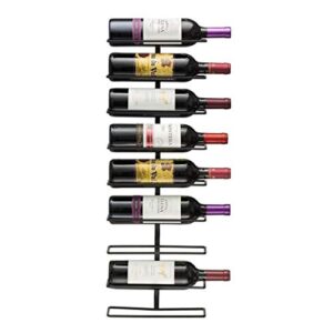 sorbus® wall mount wine rack (holds 9 bottles)