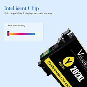 Valuetoner Remanufactured Ink Cartridges Replacement for Epson 202XL 202 XL to use with Workforce WF-2860 Expression Home XP-5100 (1 Cyan, 1 Magenta, 1 Yellow)