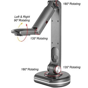 JOYUSING V500S 8MP HD USB Document Camera for Teachers with Light, Mac, Windows, Chromebook Compatible Excellent for Online Teaching, Distance Learning, Web Conferencing